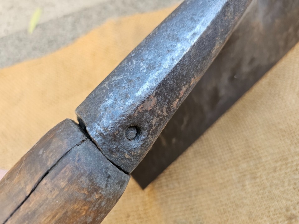 Huge Antique Hand Forged German Side Axe Board Goosewing Carpenter's ...