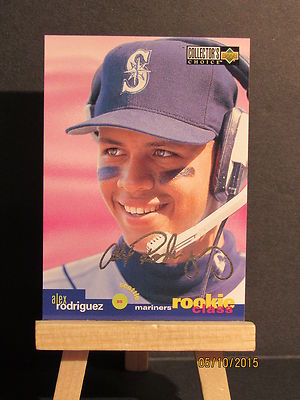1995 Collector Choix Argenté Signature #5 Alex Rodriguez | eBay
