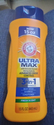 ARM & HAMMER ULTRA MAX Fresh Scent 3-in-1 Body Wash, Shampoo ...