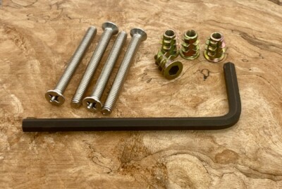 Guitar bolt-on neck Stainless Steel DIY upgrade kit with threaded ...
