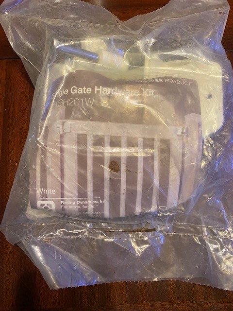 White self closing Single Gate Hardware Kit RDI Endurance crossover ...