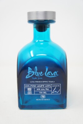 Blue Lava Tequila Joven Bottle Empty Rare, With Metal Cup 750 ml | eBay