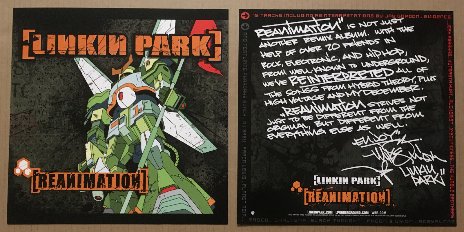 Linkin Park Reanimation Album Art