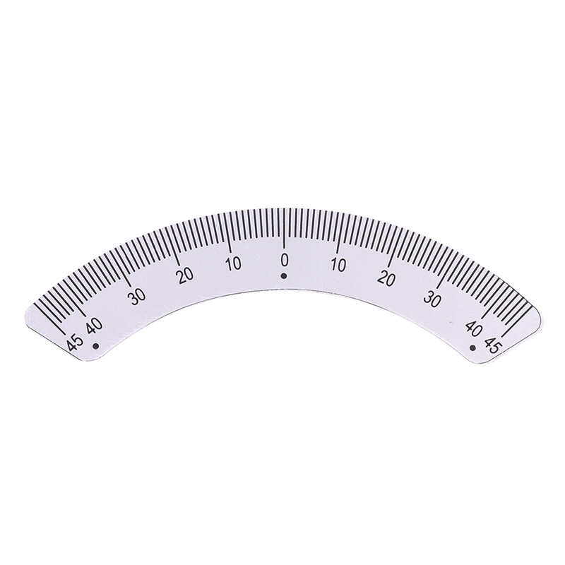 Angle Plate Scale Ruler 45 Degree Angle Arc Measuring Gauging Tools ...