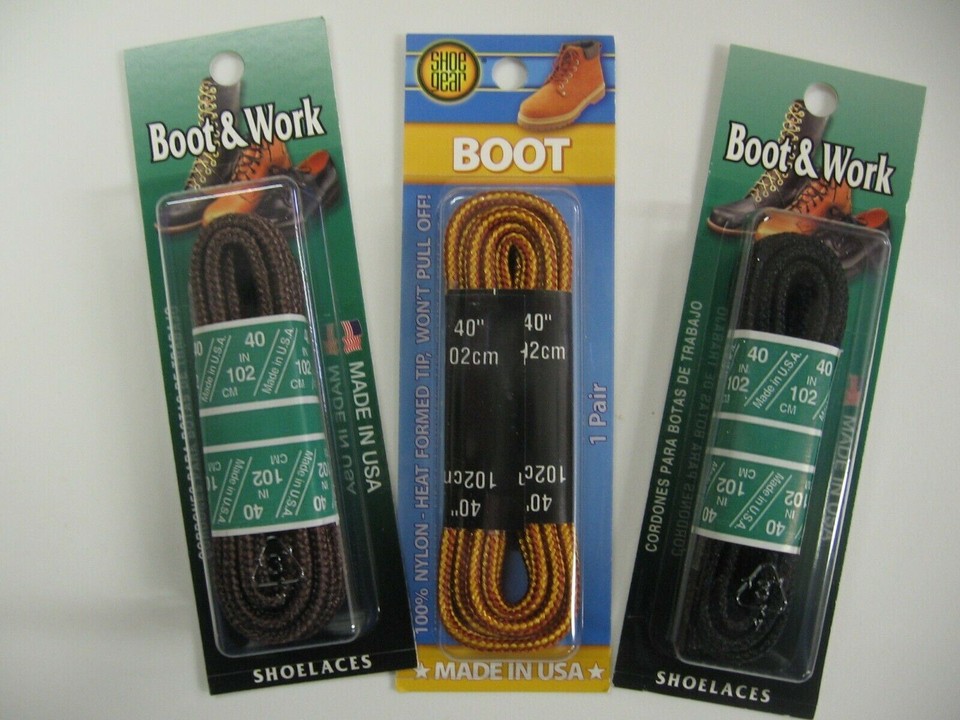 Boot Laces - Work Shoe - Nylon Boot Laces - Pic-A Size & Color 1 PAIR ...
