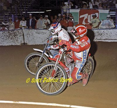 ORIGINAL 1982 ALAN CHRISTIAN RICK MILLER COSTA MESA SPEEDWAY MOTORCYCLE ...