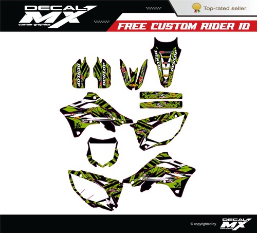 Fits Kawasaki KX450F 2013, 2014, 2015 kxf450 graphic kit decals ...