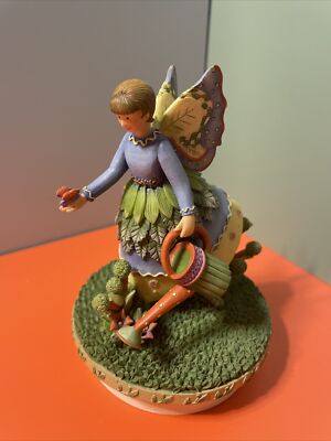 NEW Our America Debbie Mumm Candle Topper Garden Botanical Angel Judy ...