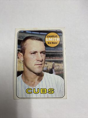 1969 Topps Baseball Charlie Smith Chicago Cubs Card #538 | eBay