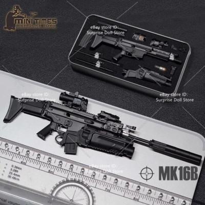 mini times toys MK16B 1/6Weapon Gun Model F 12" Military Solider Action ...