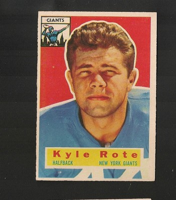 12266* 1956 Topps # 29 Kyle Rote Ex-Mt | eBay