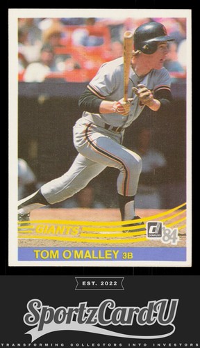 Tom O'Malley 1984 Donruss Near Mint or Better 10060243 | eBay