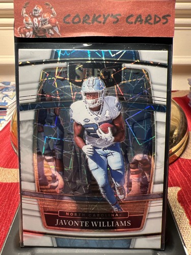 Javonte Williams 2022 Select White Laser Prizm Parallel Denver Broncos ...
