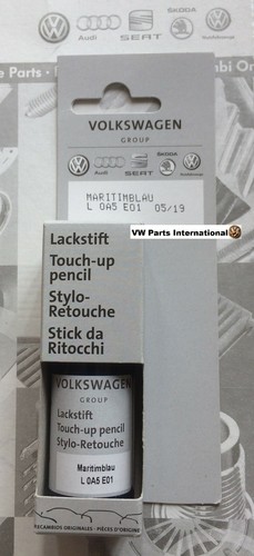 Maritime Blue LA5E Genuine VW Touch Up Paint Audi Seat Skoda Scratch ...