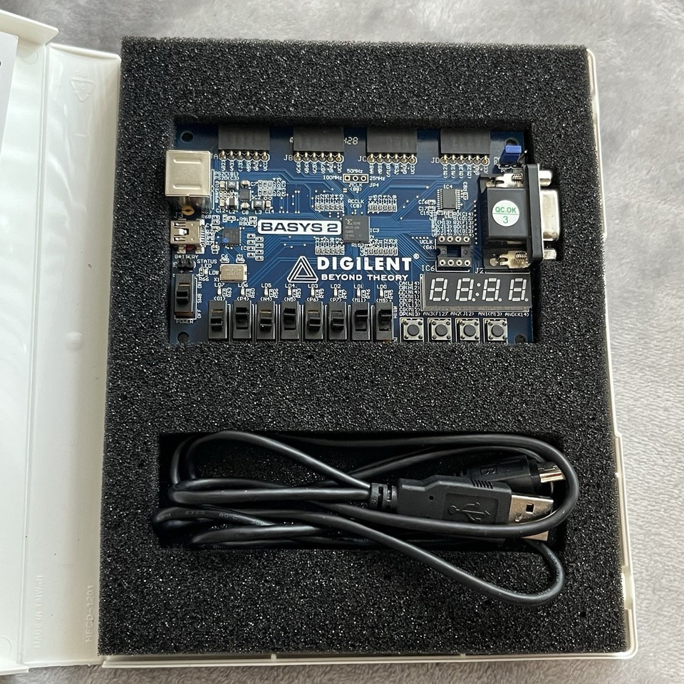 XILINX Digilent Basys 2 Board Spartan 3E-100 CP132 250 W/USB FPGA | eBay