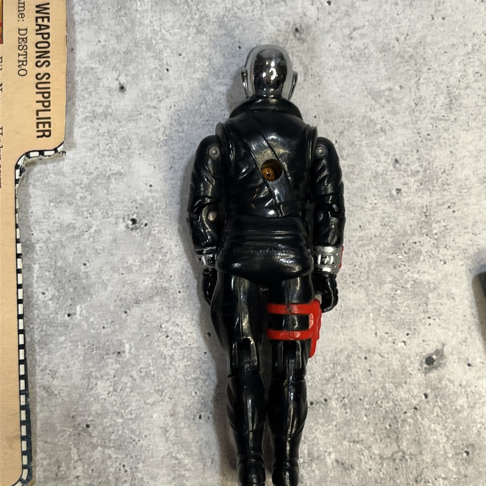 Vintage GI Joe Cobra Destro w/ File Card 1983 ARAH | eBay