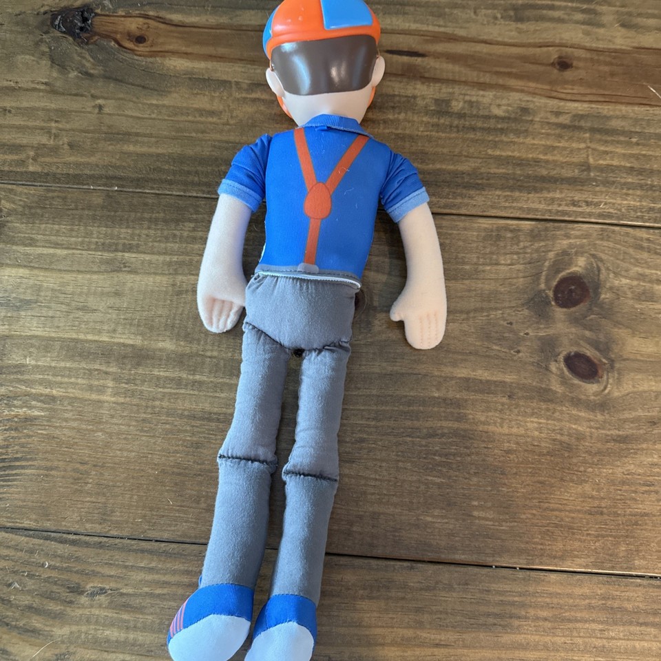WORKING Talking Blippi Plush Stuffed Toy 2019 Man Doll Talking YouTube ...