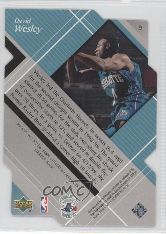 1999-00 Upper Deck Black Diamond Diamond Cut David Wesley #9 | eBay