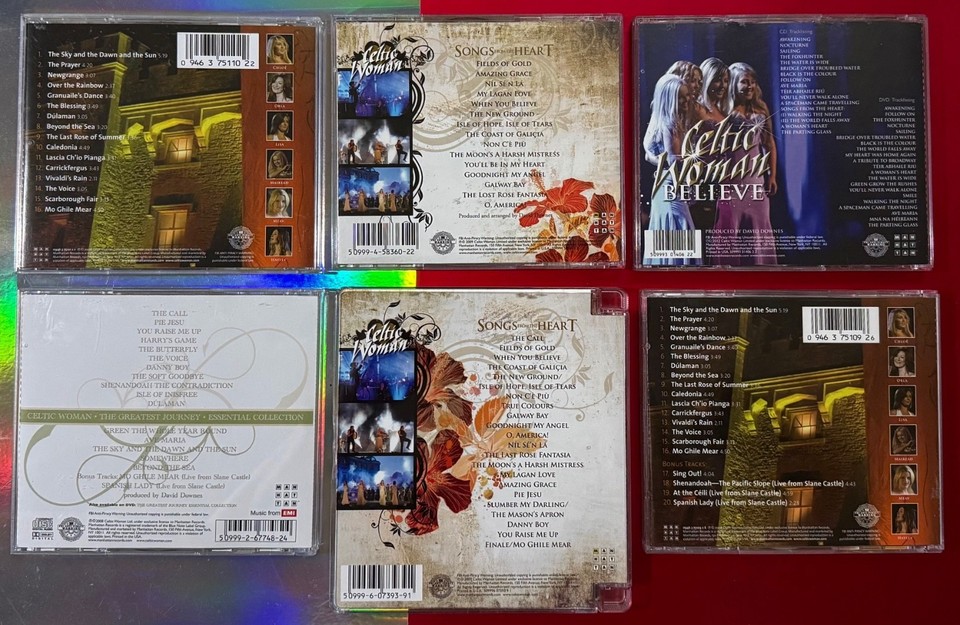 CELTIC WOMAN AUDIO CD & DVD LOT | eBay