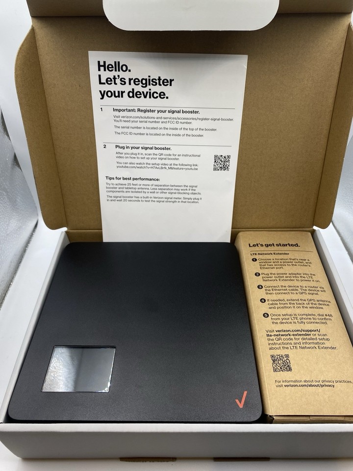 Verizon ASKSFE116 LTE Network Extender Open Box | eBay
