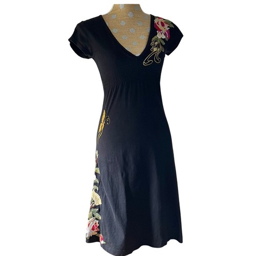 Johnny Was Gracey Crew Dress, a stunning addition black short ...