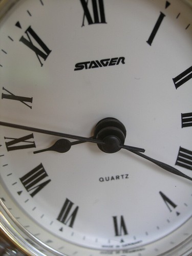 Vintage Staiger Germany With French Crystal case Mantle Clock Quartz ...