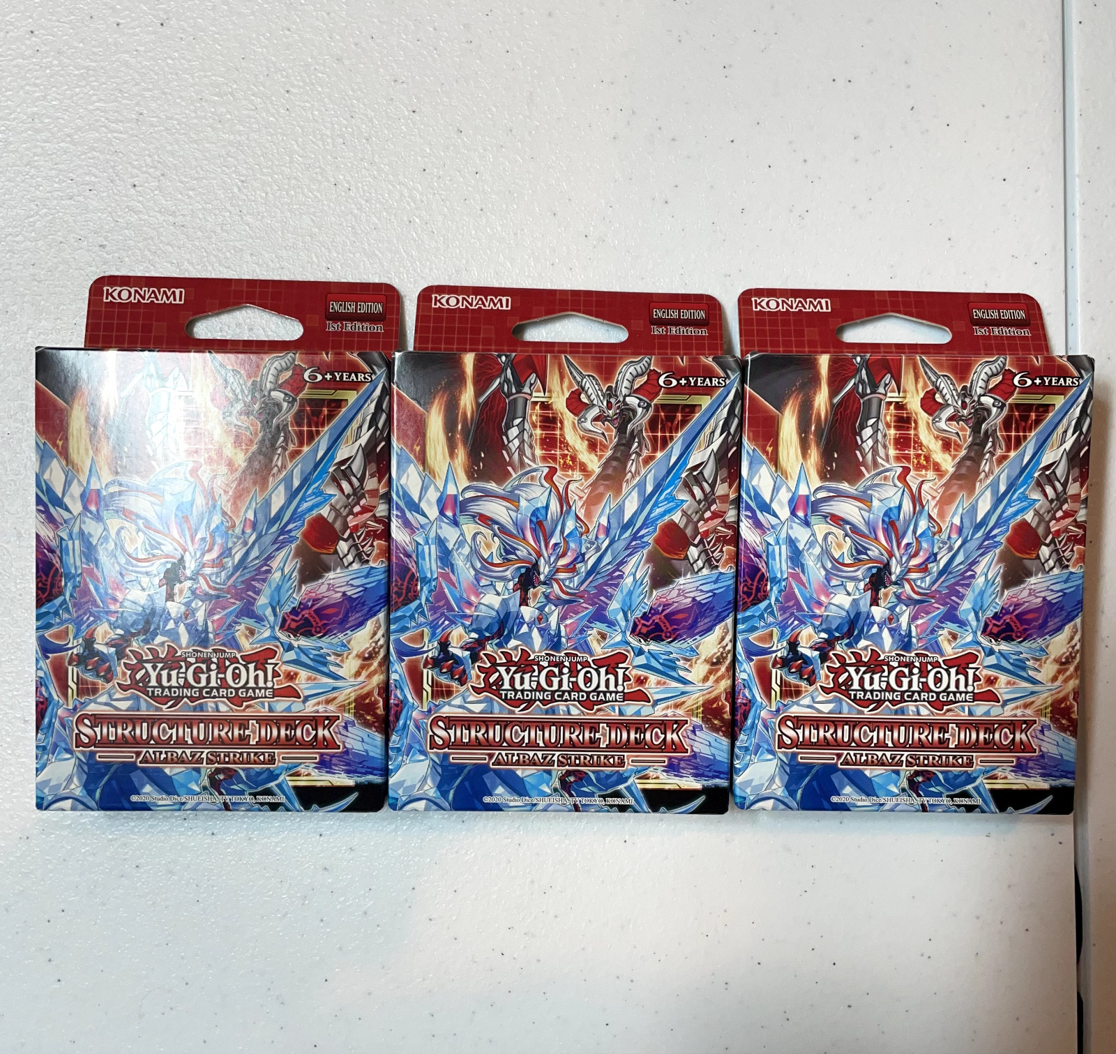 yugioh albaz strike structure deck 3x branded fusion sdaz SEALED
