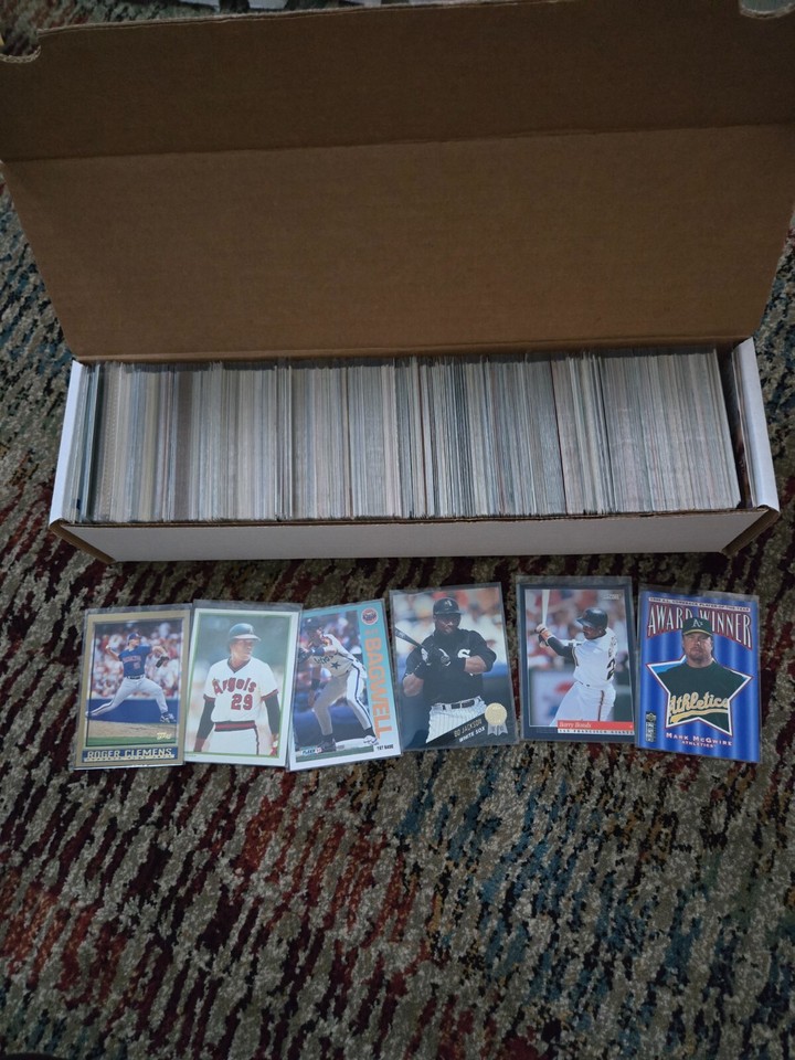 Huge Massive Sports Card Lot Over 8,OOO Cards Stars, Rookies ...