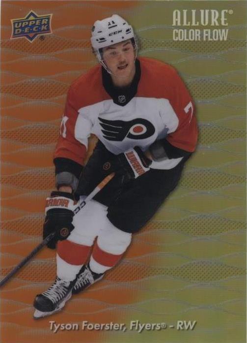 2023-24 Upper Deck Allure - Color Flow Tyson Foerster #CF-32 Orange ...