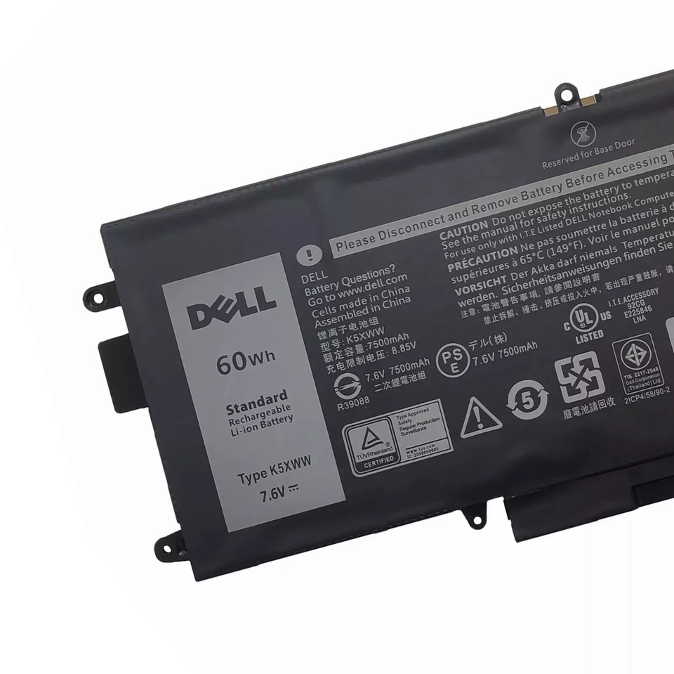 Genuine K5XWW Battery For Dell Latitude 7390 2-in-1 7389 7389 2-in-1 | eBay