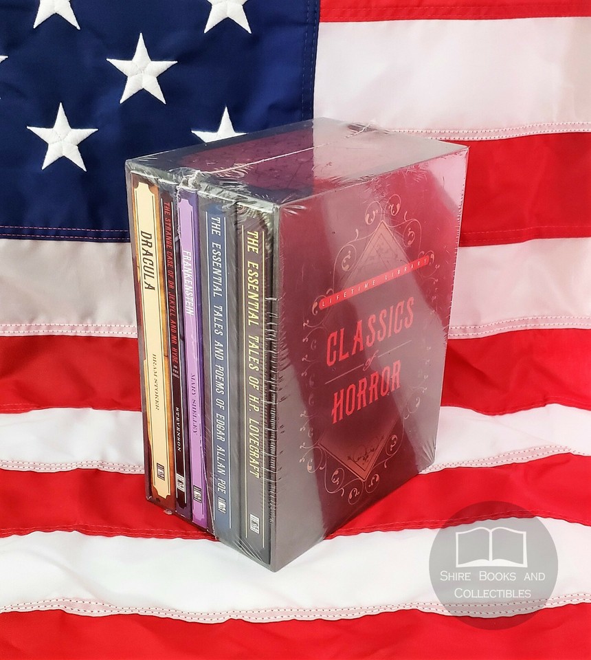 NEW SEALED Classics of Horror Box Set Dracula Frankenstein Jekyll Poe ...