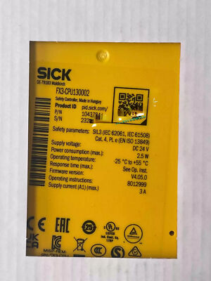 1pcs SICK FX3-CPU130002 1043784 | eBay