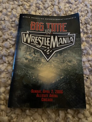WWE Wrestlemania 22 Wrestling Program magazine JOHN CENA vs TRIPLE H ...