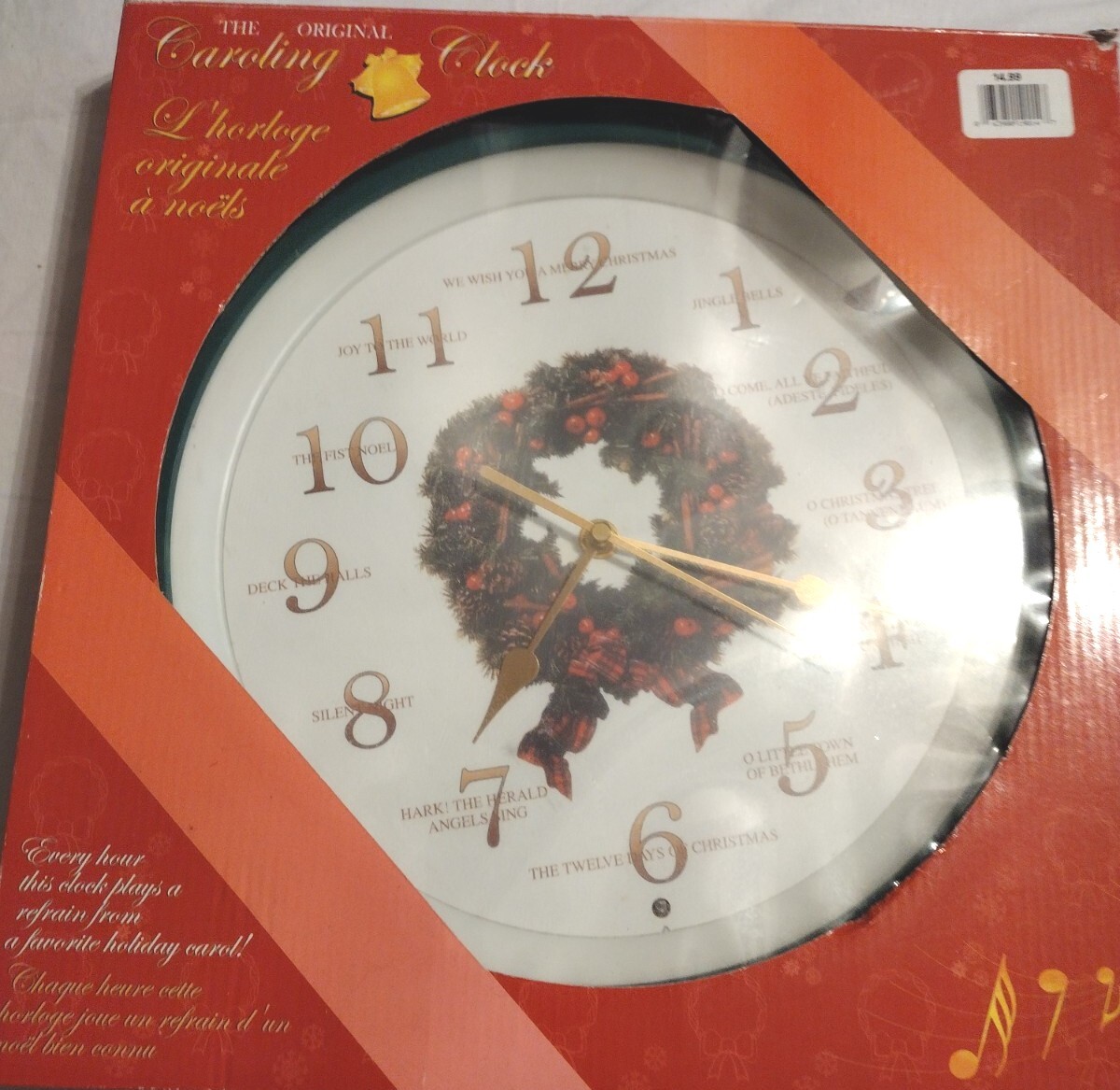 The Original Caroling Clock Skytimer Plays 12 Carols | eBay