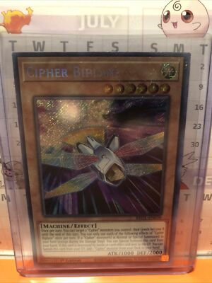 Cipher Biplane Secret Rare 🩸 Foil Bleed 🩸 LVL 5+ BROL-EN038 NM 1st ...