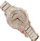 NEW MICHAEL KORS ROSE GOLD TONE,ALL OVER PAVE CRYSTALS BRACELET WATCH ...