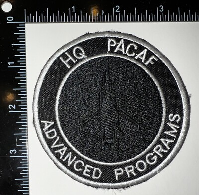 USAF US Air Force F-22 Raptor HQ PACAF Operational Requirements Patch ...