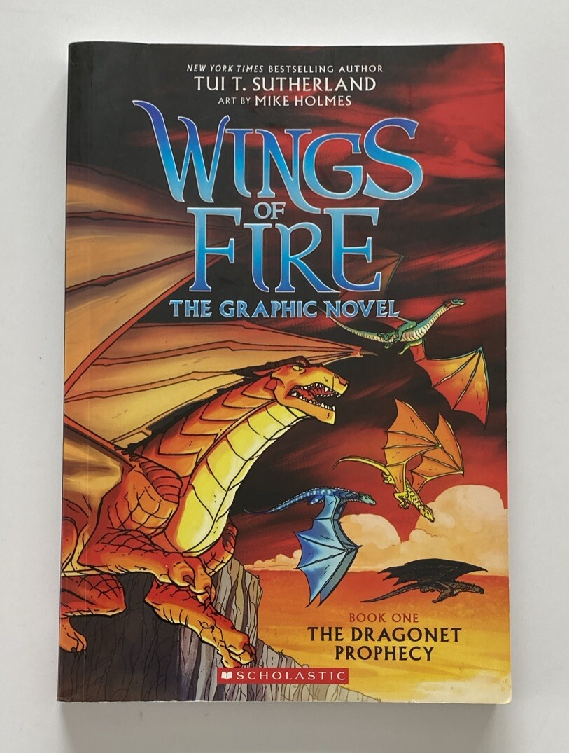 Wings of Fire Book One The Dragon Prophecy (Scholastic, Trade Paperback ...