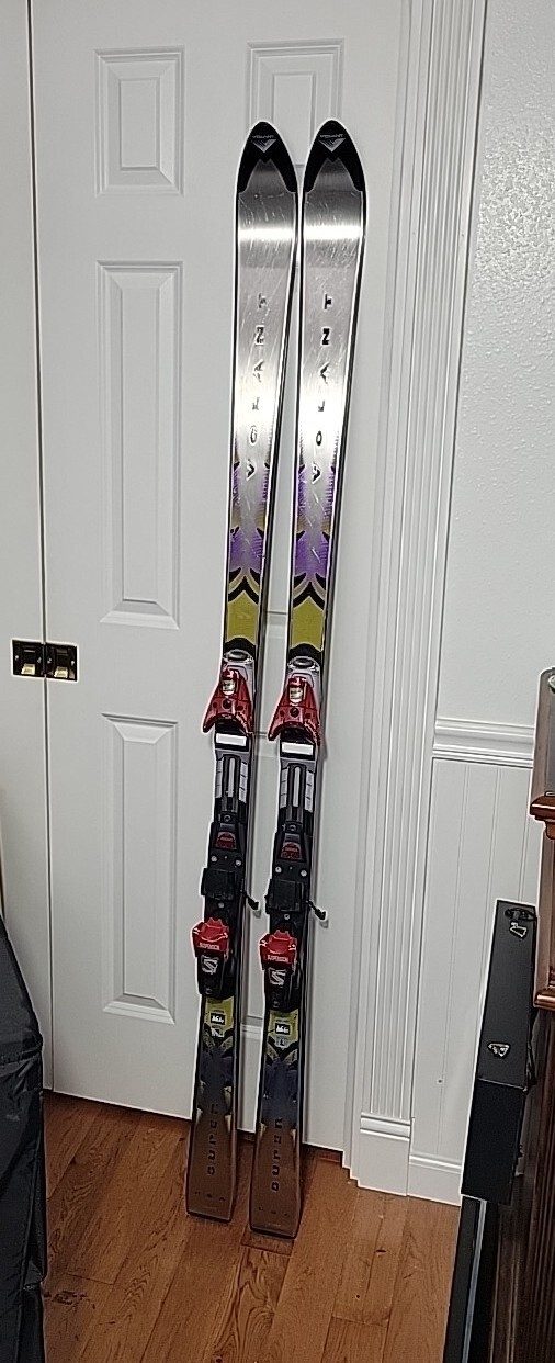 VOLANT SUPER 185cm Carving All Mtn Metal Top Skis SALOMON Composite DR8 ...