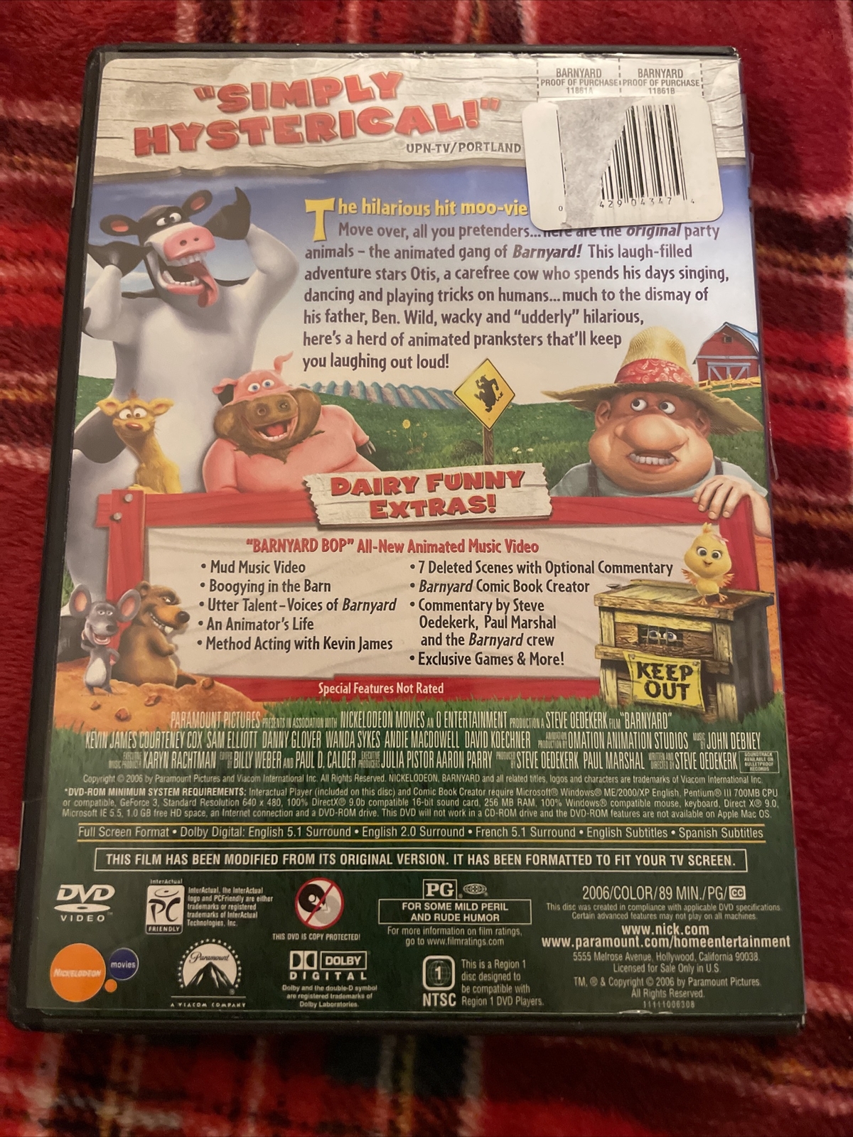 Barnyard (DVD, 2006, Full Frame) 97361186146| eBay