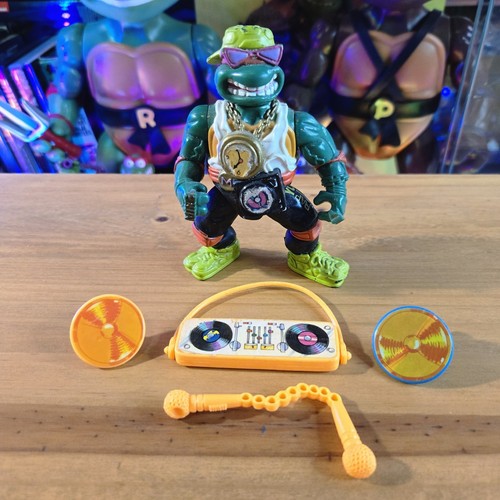 Vintage 1991 TMNT Rock N Rollin Rappin Mike Action Figure Complete | eBay