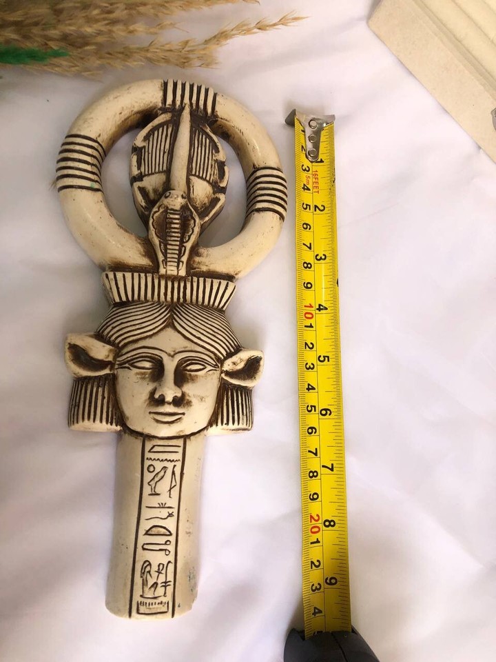 Handmade Ankh of Hathor Replica statue Home decor. | eBay