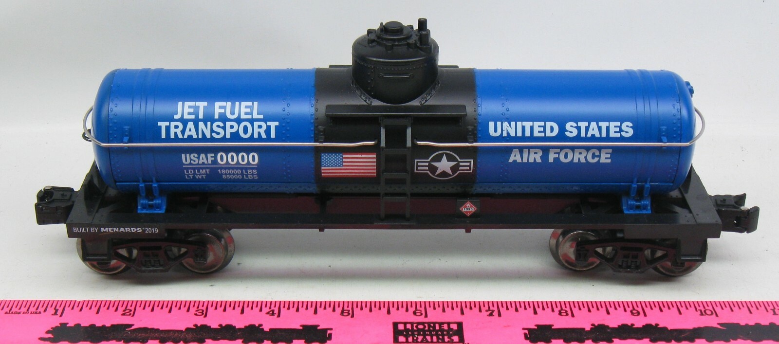 Menards ~O Gauge United States Air Force Tank Car ~ Prototype / First ...