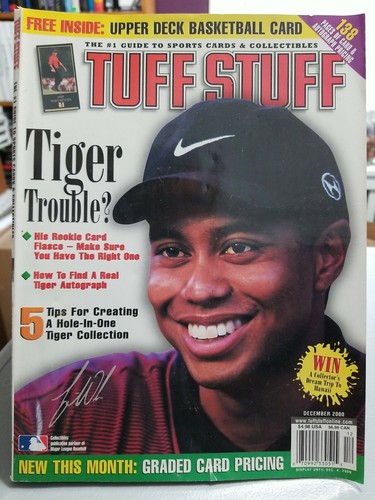 Tuff Stuff magazine Tiger Woods Dec 2000 | eBay