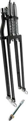 HardDrive Tapered Springer Forks +6” Black Harley Sportster 2004 ...