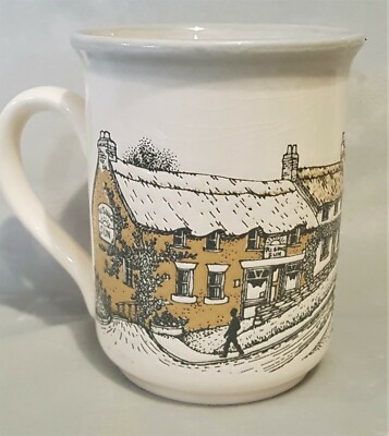 vintage BILTONS Coloroll THE VINE coffee mug cup country Inn pottery ...