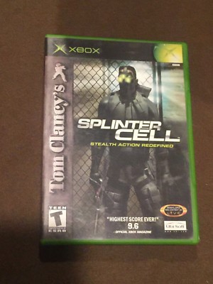 Original Microsoft XBox Video Game Tom Clancy's Splinter Cell Rated T ...