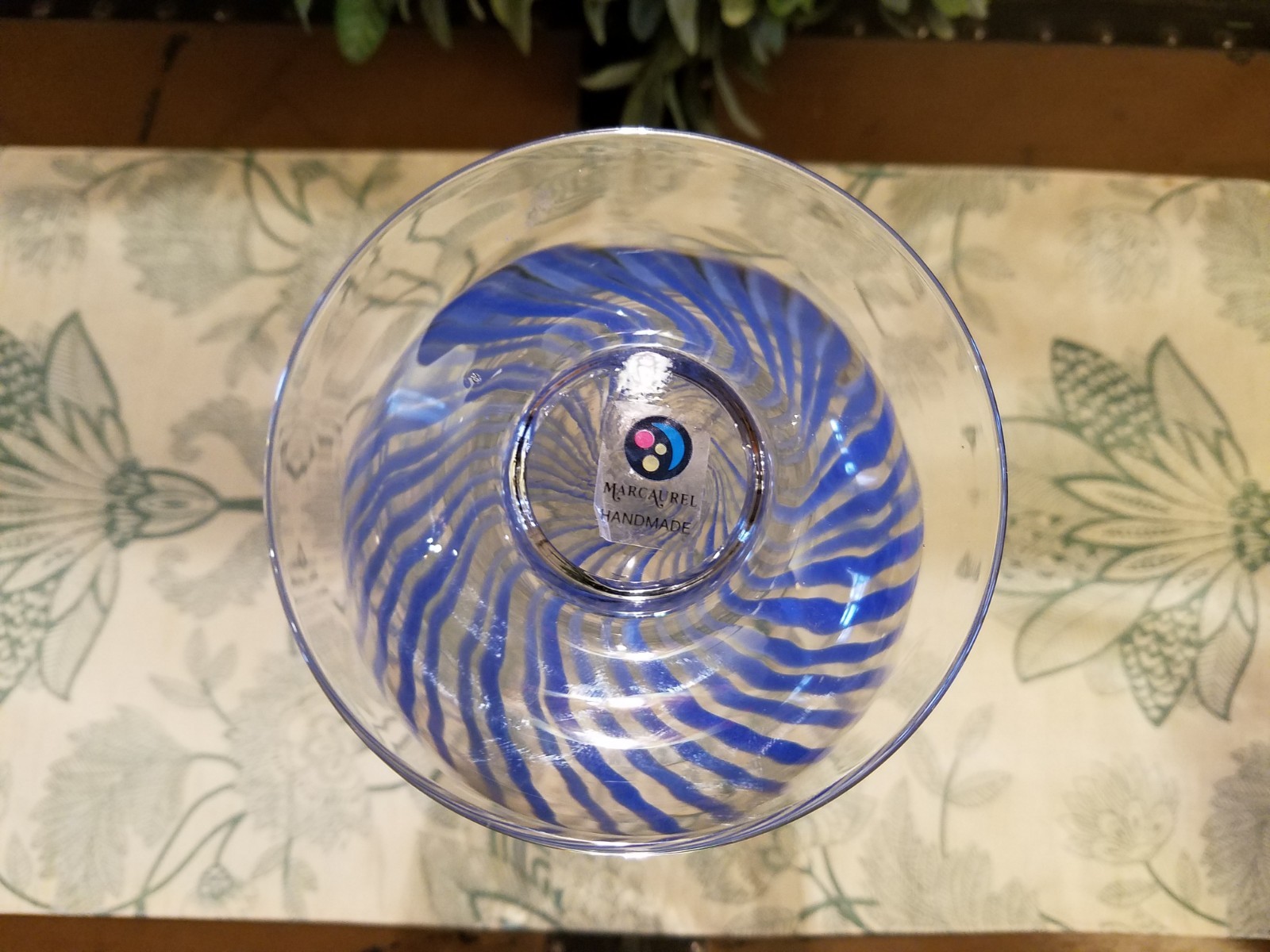 Marc Aurel Handmade Blown Glass 11" Vase | eBay