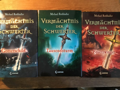 Michael Rothballer - Vermächtnis der Schwerter - Band 1 2 3 [3 Bücher ...