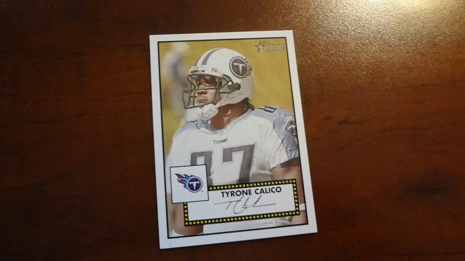 2006 TOPPS HERITAGE # 205 TYRONE CALICO FOOTBALL CARD | eBay